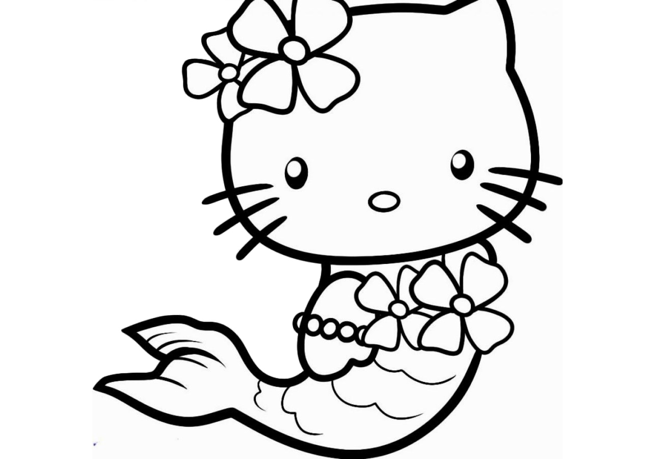37 Hello Kitty Pictures To Colour Gif Hell Picture