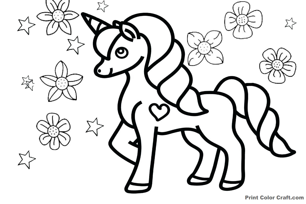Unicorn Coloring Pages For Adults Coloring Pages
