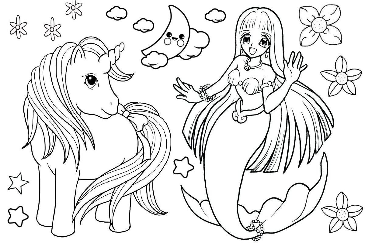 Adorable Unicorn Coloring Pages For Girls And Adults Updated 